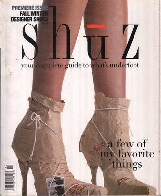 Shuz Premire Issue Fall Winter 1998 Shoe Fashion Magazine 041320DBE | eBay