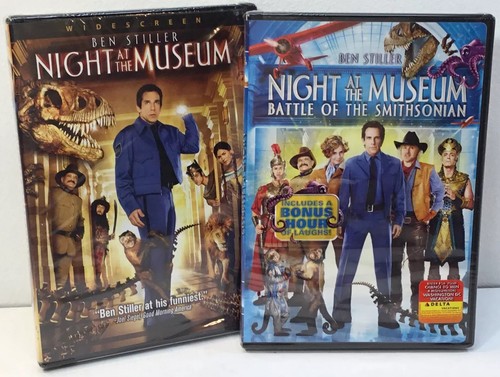 2-NEW DVDS NIGHT AT THE MUSEUM & NIGHT AT THE MUSEUM BATTLE OF THE ...