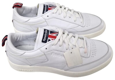 REEBOK Classics Club C 85 Union Jack Mens Tennis Trainers Sneakers ...