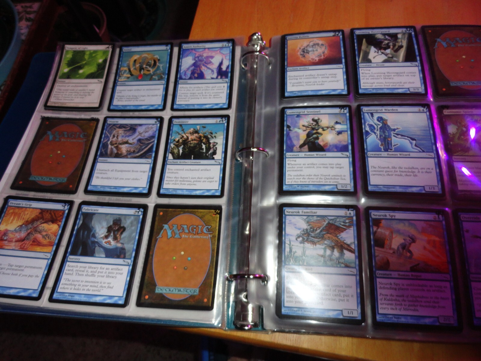 MTG Binder Mirrodin Deck 200 EXC MINT Vintage Cards Collection Set ...