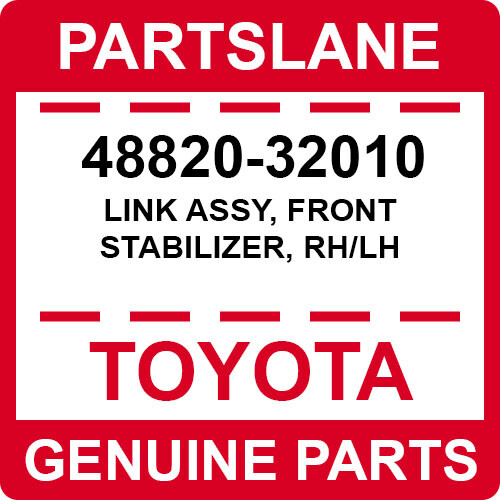 48820-32010 Toyota OEM Genuine LINK ASSY, FRONT STABILIZER, RH/LH | eBay