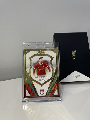 2024 FUTERA SOCCER LIVERPOOL UNIQUE XL ANDY ROBERTSON GOLD FRAME /9 | eBay