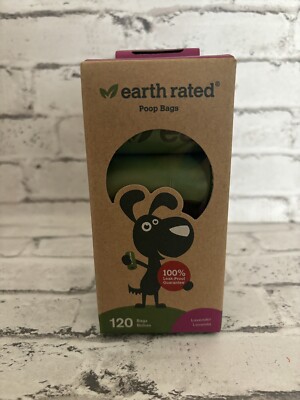Earth Rated Poop Dog Bags NWT Lavender Scented 120 Bags | eBay
