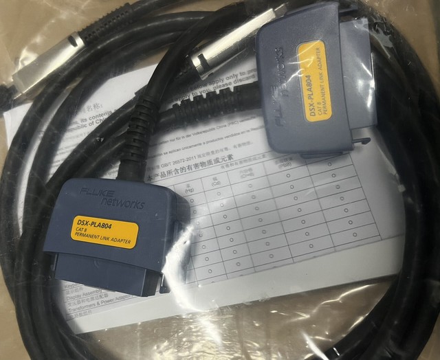Fluke DSX-PLA804 CAT8 Permanent Link Adapter PLA 804 S dsx 8000 Versiv ...