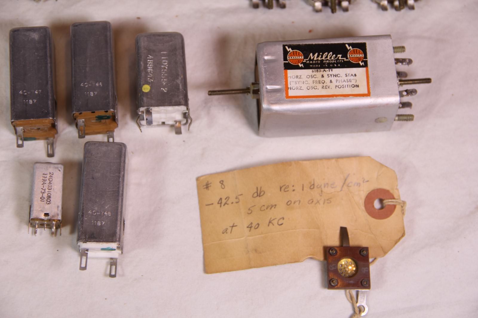 Large Lot of Vintage Radio & TV Components - Mostly Inductors Some Used ...