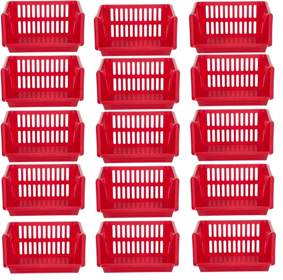 KITCHEN STORAGE STACKING STACKABLE BASKET FRUIT VEGETABLE RACK 1 2 3 4 ...