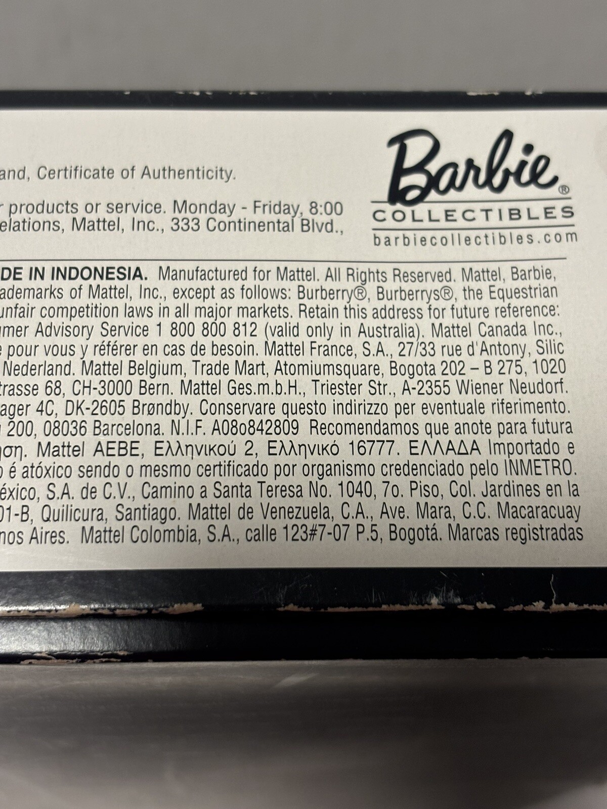 Burberry 2001 Barbie Doll for sale online | eBay