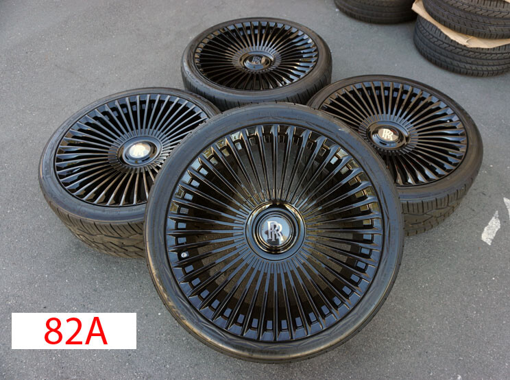 24" NG Forged Tempest Rolls Royce Cullinan RR Floater Cap Black Wheels ...