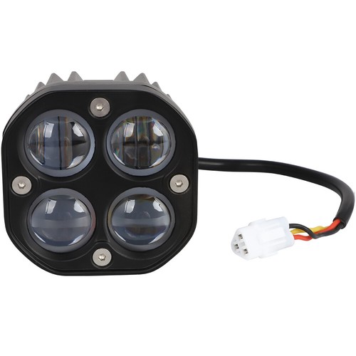 2X LED Headlight For Yamaha Banshee 350 YFZ350 2002-06 Lens Bulb Light ...