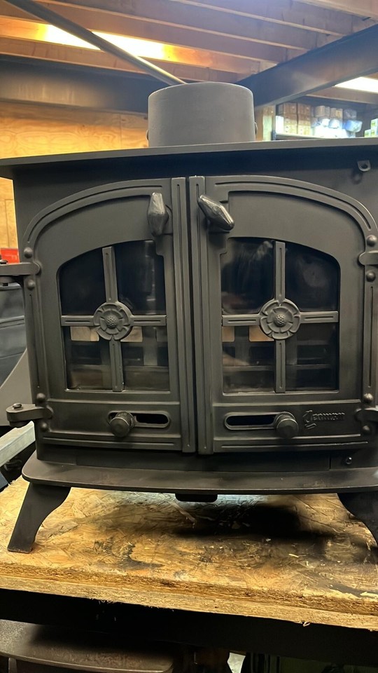 Yeoman Devon Stove 9Kw, FLAT TOP STOVE, Multifuel, (log,wood+burner), 🚚 ...