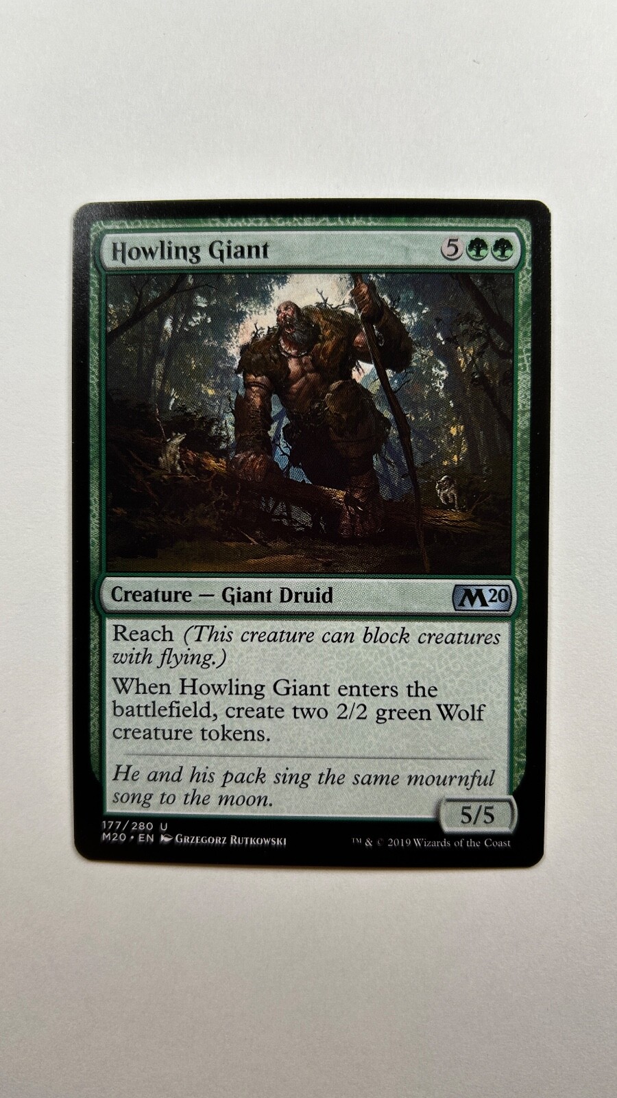 MTG Core set 2020 Howling Giant 177/280 Magic the Gathering | eBay