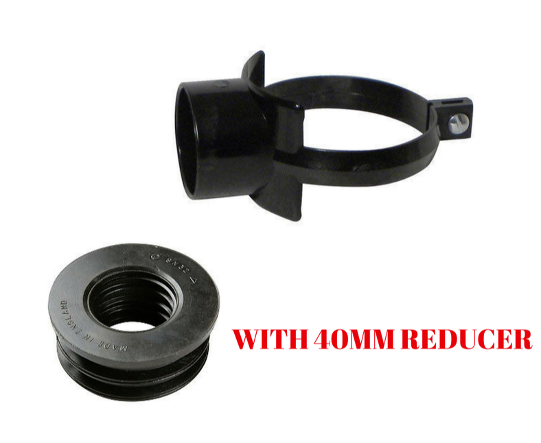 Push Fit Boss Strap Plastic Soil Pipe 40mm or 32mm Reducer High Quality ...