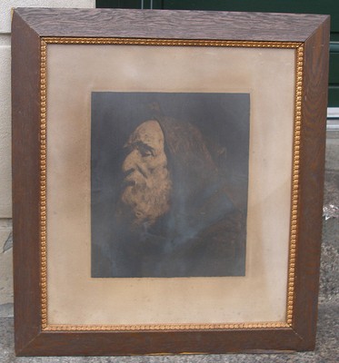 Albert Repholtz ( Danish.1863) The old Rabbi. 1890. + Original Frame ...