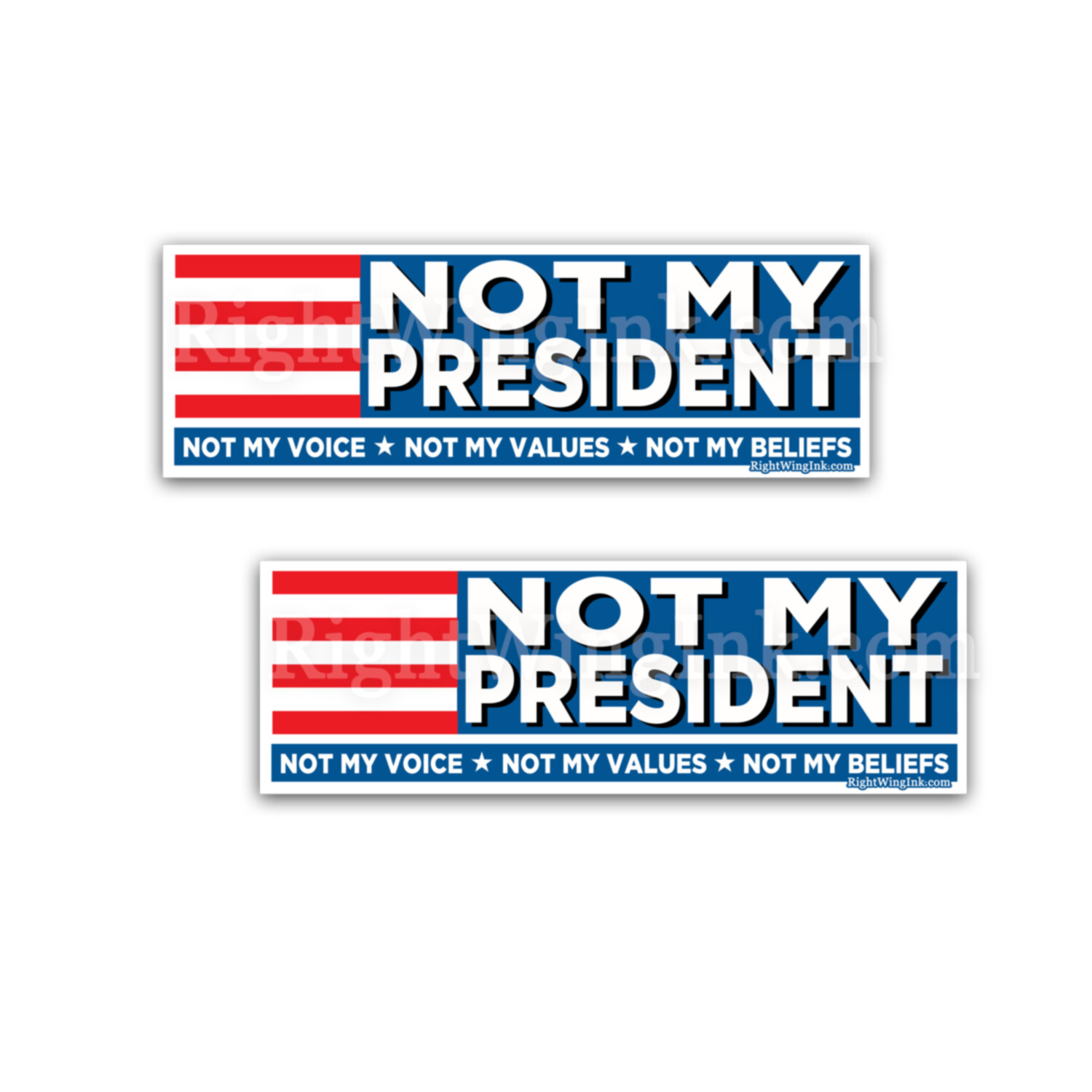 Not My President Bumper Sticker Decal 5 pack 5" wide Joe Biden | eBay