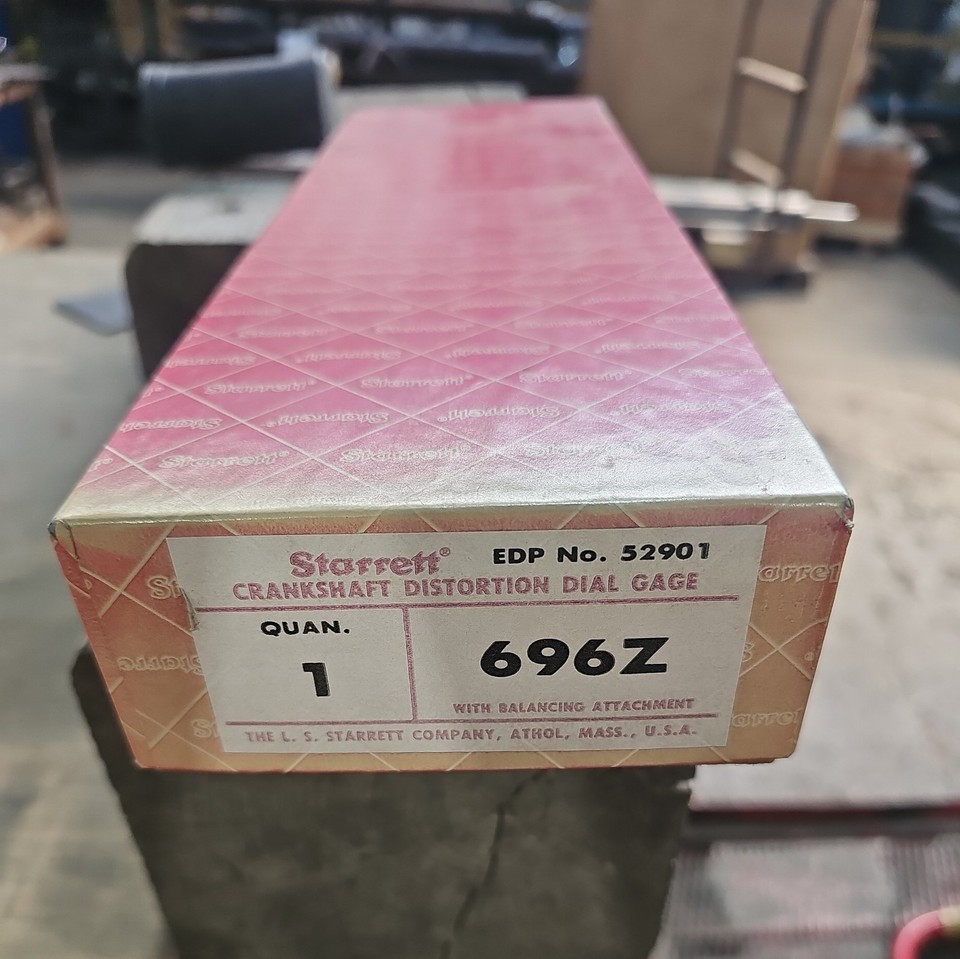 STARRETT 696Z Crankshaft Distortion Gauge, Deflection / Strain Gage 2-3 ...