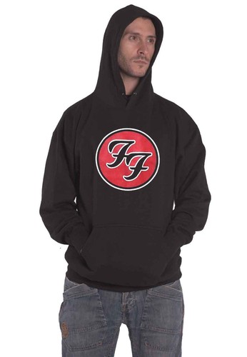 Foo Fighters Hoodie FF Band Logo new Official Mens Black Pullover | eBay