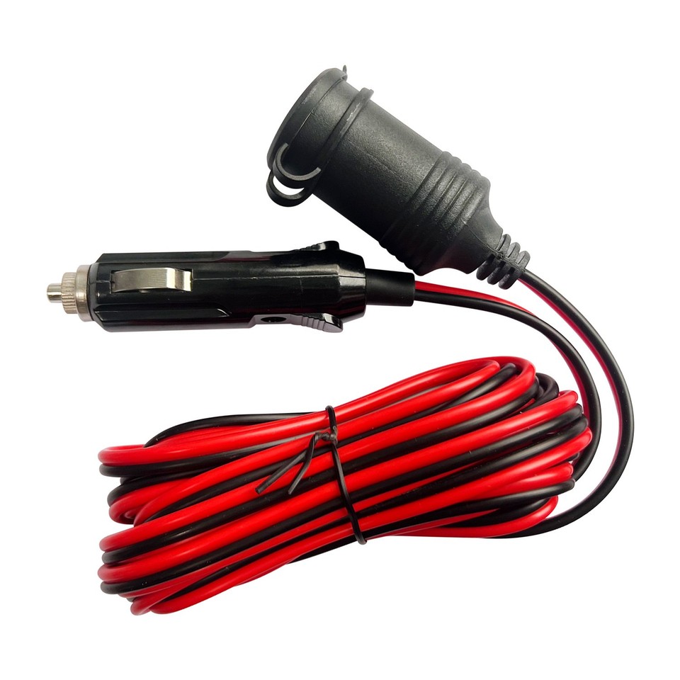12V Car Cigarette Lighter Socket Extension Cord Cable 13ft Heavey Duty ...