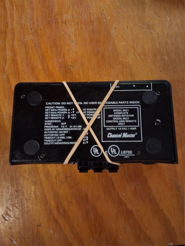 Channel Master Antenna Rotor Motor Control Box only 9521 - Tested | eBay