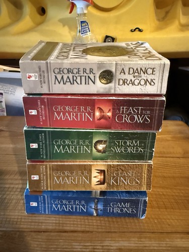 Game of Thrones by Martin, George R.R. Vol 1 - 5 Book Lot Set Paperback ...