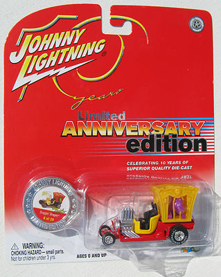 JOHNNY LIGHTNING 10TH ANNIVERSARY TOM DANIAL'S DRAGGIN' DRAGON #6/20 ...