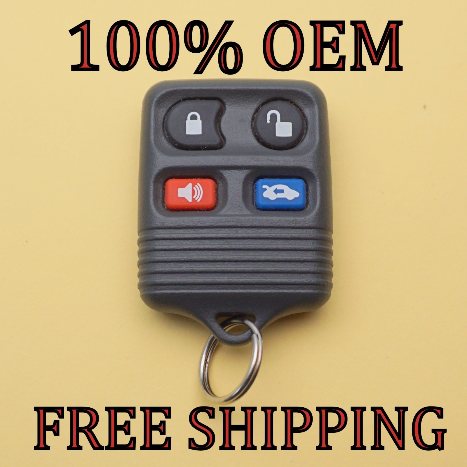 OEM 98-07 FORD MERCURY LINCOLN KEYLESS REMOTE FOB TRANSMITTER ...