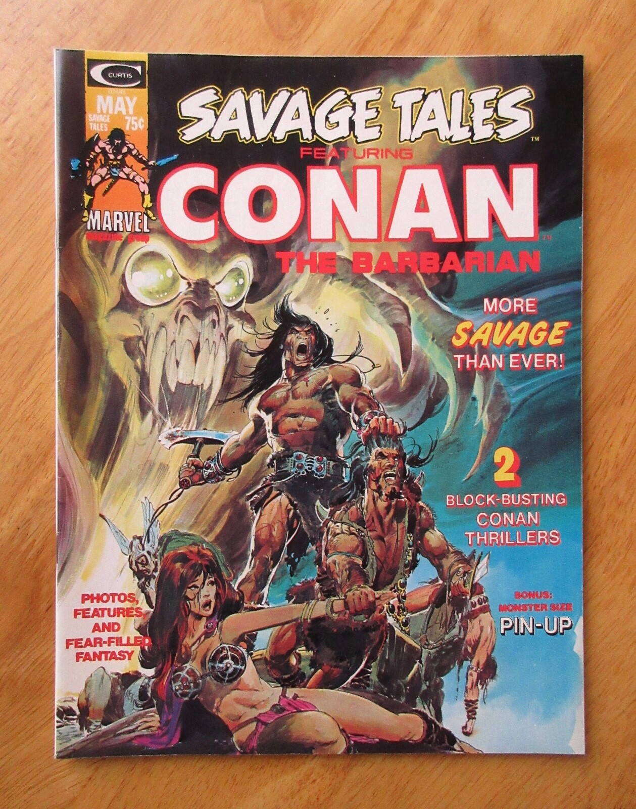 Lot of 2 High-Grade SAVAGE TALES/CONAN: #4 (VF/NM), 5 (NM-/9.0) Bright & Glossy! | eBay