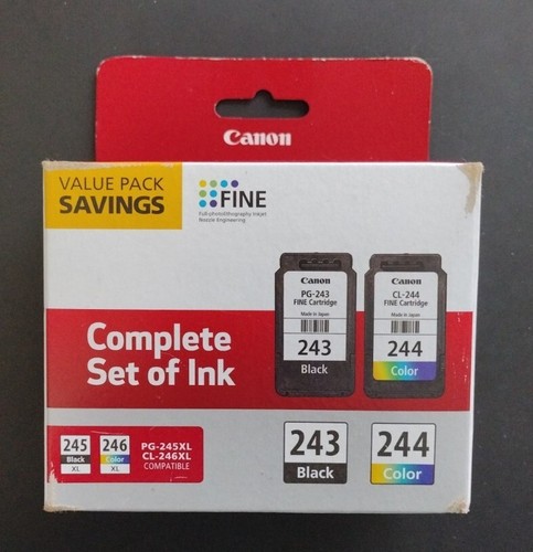 Canon PG-243 Black CL-244 Color Ink Combo Value Pack 660685197749 | eBay