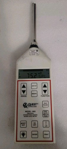 Quest Technologies 1900 Type 1 Precision Integrating/Logging Sound ...