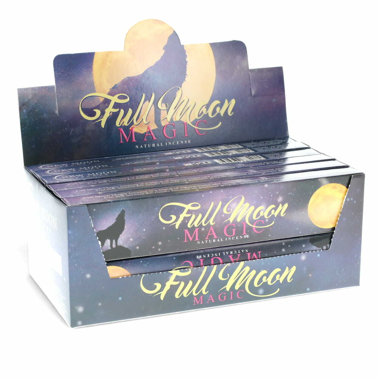 12 x FULL MOON MAGIC Incense Sticks 15 grams (Total 180 grams) by NEW ...