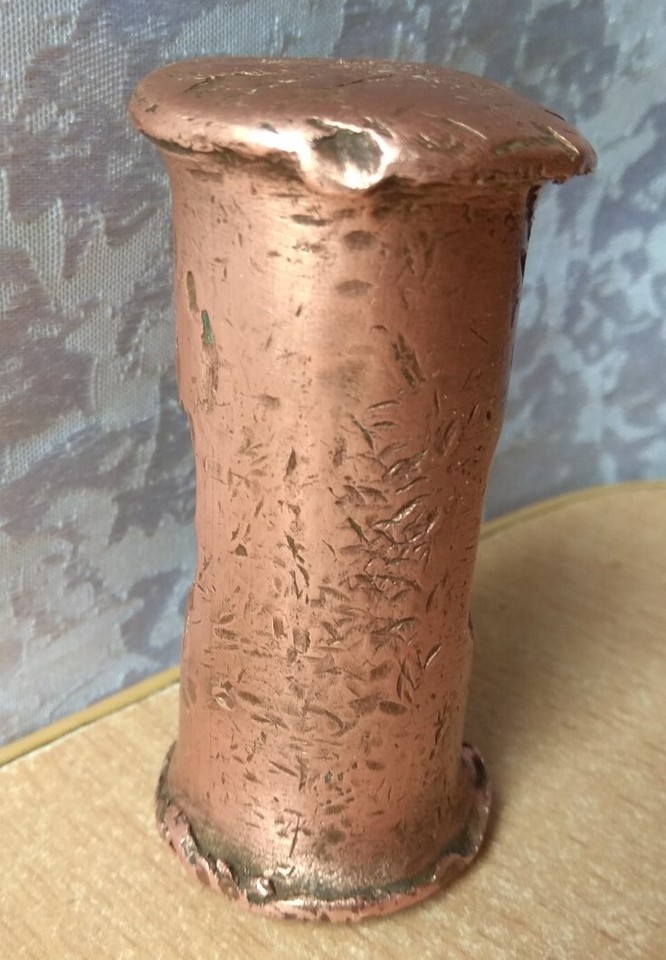 RARE RETRO ANTIQUE VINTAGE Collectible copper Anvil or hammer Miniature ...