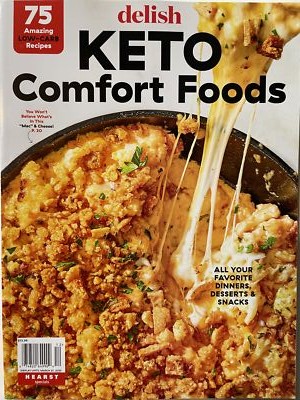Delish Magazine- Keto Comfort Foods - January 2023 | eBay