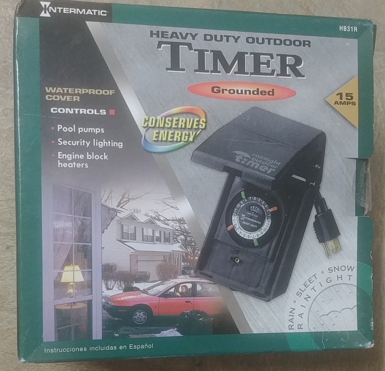 Intermatic Heavy Duty Outdoor Timer 15 amp 120 v HB31R FACTORY SEALED ...