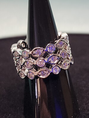 Sparkle Points Size 7 Rowes Eternity Ring 🌟 Gift Box | eBay