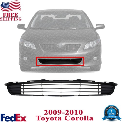 Front Bumper Lower Grille Textured Black Plastic For 2009-2010 Toyota ...