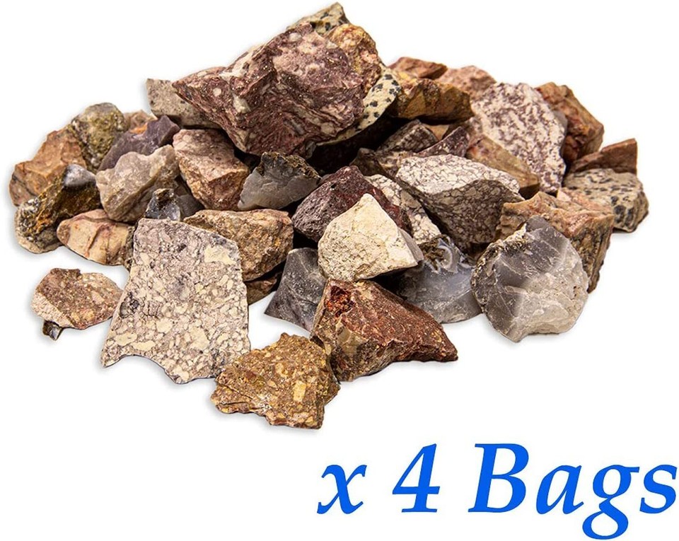 4 LB Rocks & Accessory Kit for Rock Polishing Tumblers | eBay