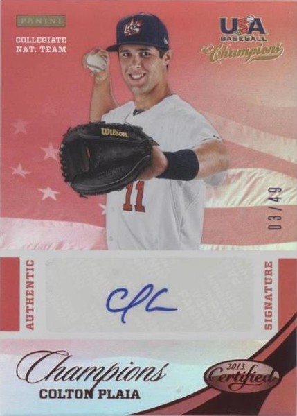 2013 Panini USA Baseball Champions - Certified National Team Signatures ...