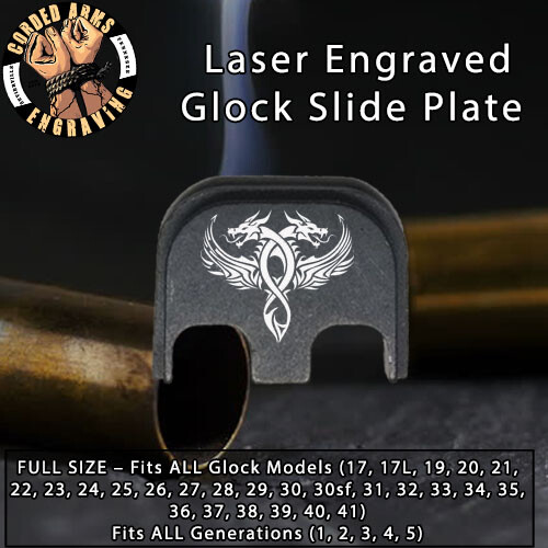 Twin Dragons - Glock Rear Slide Plate Back Plate for Full Sized Glocks ...