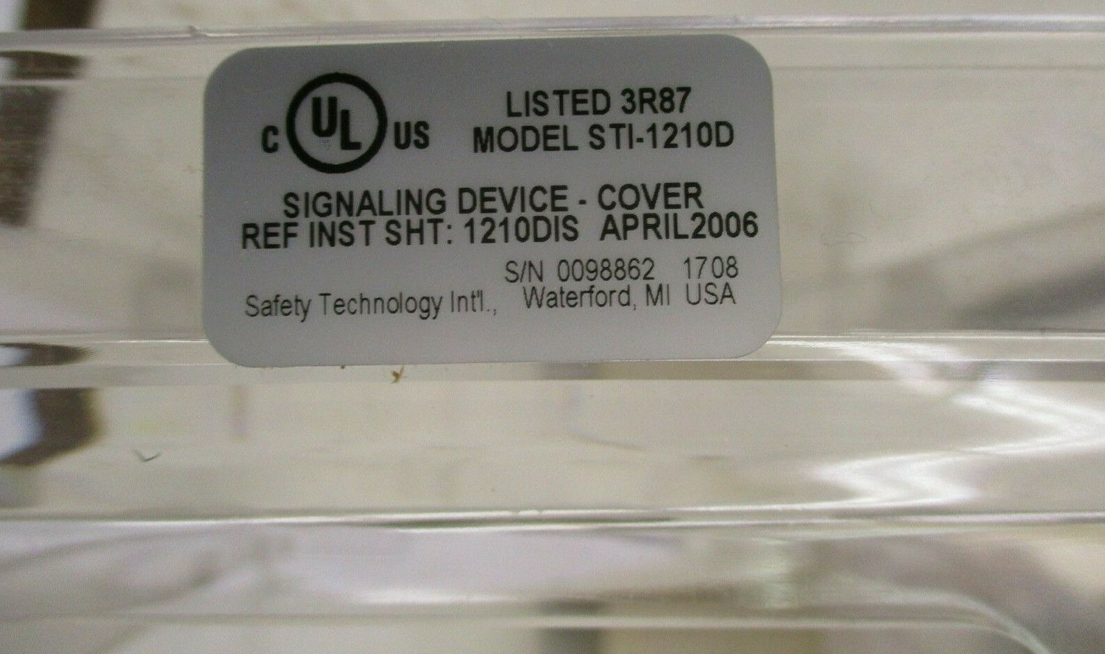 New STI-1210D Horn/Strobe Damage Stopper STI & Open Backbox A374ISU | eBay