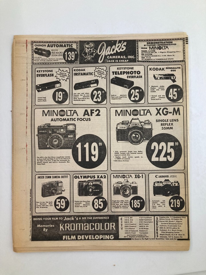 Philadelphia Journal Tabloid November 19 1981 NBA Sixers' Julius Erving ...