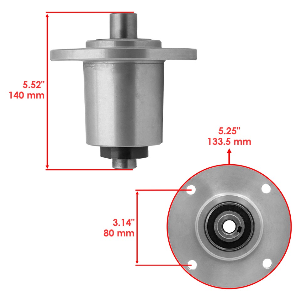 Caltric 2186205 2720759 2186207 2720758 2308140 Spindles w/ Pulleys for ...