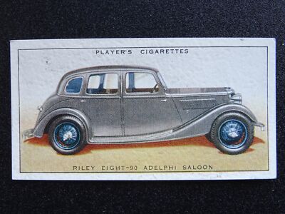 RILEY EIGHT 90 ADELPHI SALOON Motor Cars 'A' Series by John Player 1936 ...