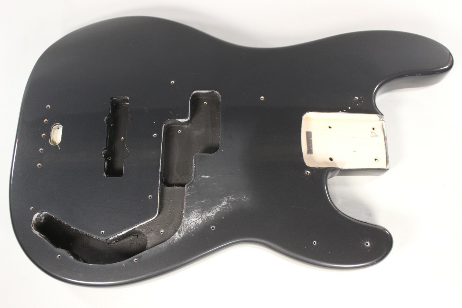 FENDER SQUIER AFFINITY PJ BASS BODY CHARCOAL FROST METALLIC PBASS JBASS ...