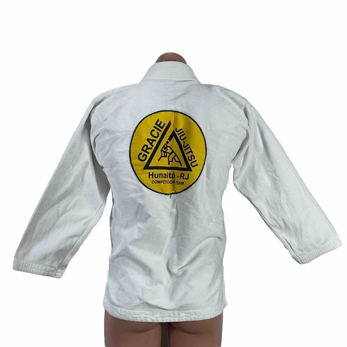 Jiu Jitsu Gi Mens A0 Kimono White Robe Gracie Humaita Martial Arts MMA ...