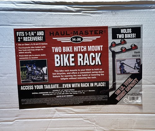 2 bike Hitch Mount 100# CAP. HAUL-MASTER By Harbor Freight Tools New | eBay