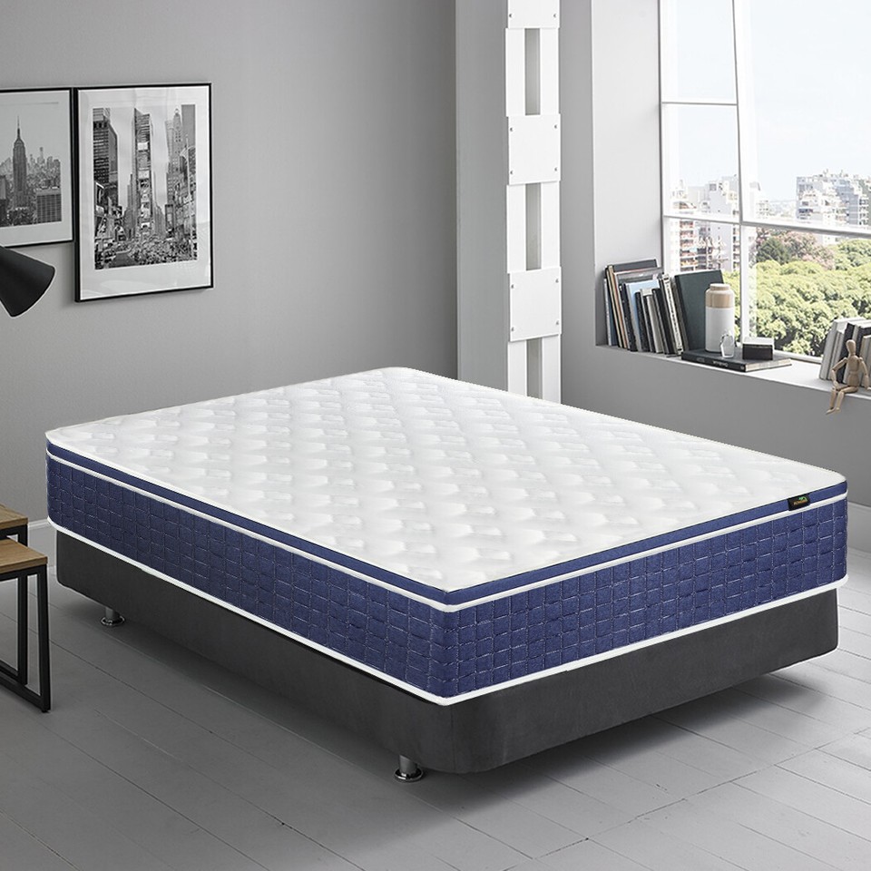 12" Pocket Spring Mattress Twin Full Queen King Size Hybrid Mattresses ...
