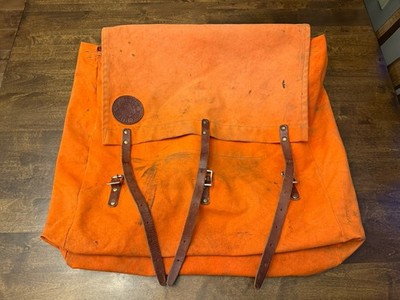 Duluth Pack No. 3 Cruiser Backpack DISCONTINUED ORANGE Vintage Canvas ...