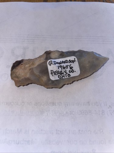 2 1/2 Inch Adena Arrowhead Ex Donaldson Perry Co Ohio | eBay