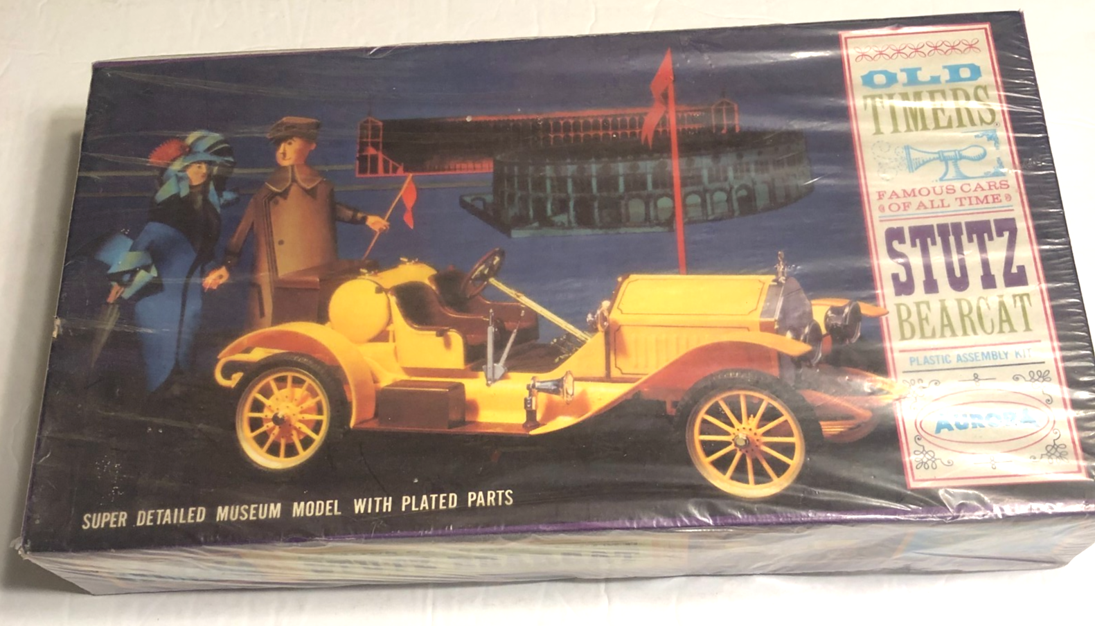 Vintage New Aurora Old Timers Stutz Bearcat 1961 Model Car Kit 571 - 1. ...