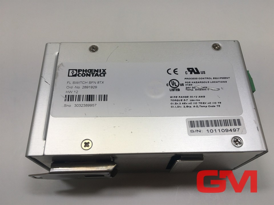 Phoenix Contact Network Distributor FL SWITCH SFN 8TX 2891929 Ethernet ...