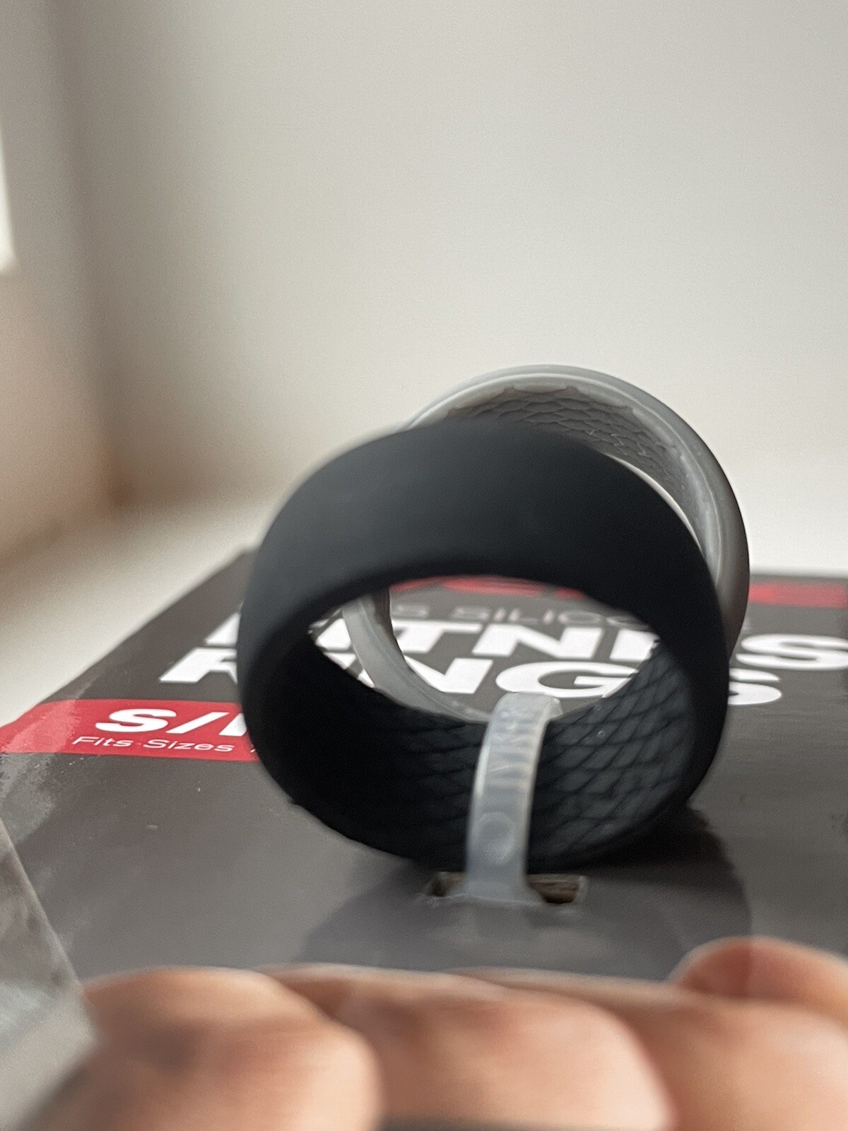 Men's Weider Silicone Fitness Rings Black/Grey Small/Medium(7-9) for ...